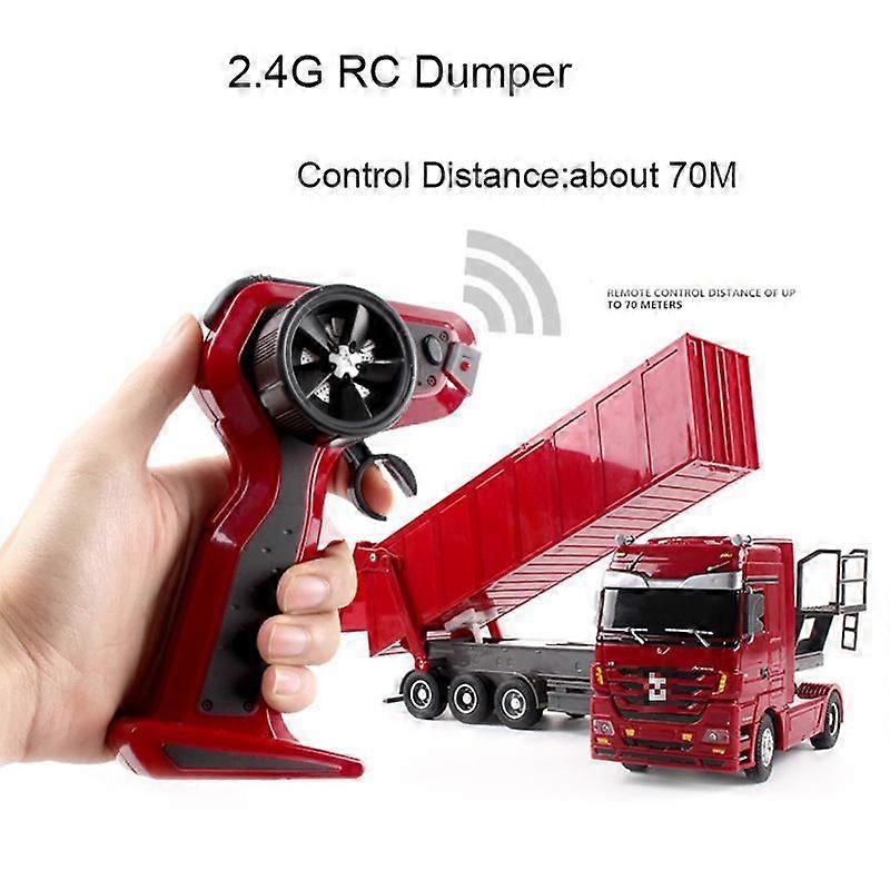 Rc Dump Truck Tip Lorry Remote Control Tipper Toy Electric Big Van ...