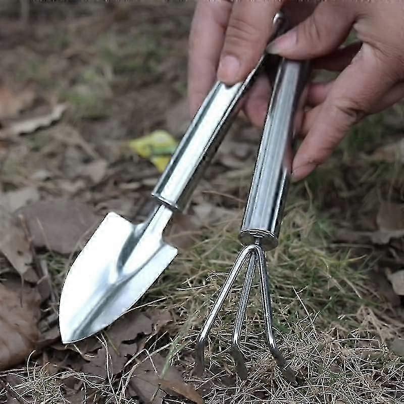 2025 Gardening Tools Set,2 Piece Stainless Steel Handle Garden Hand ...