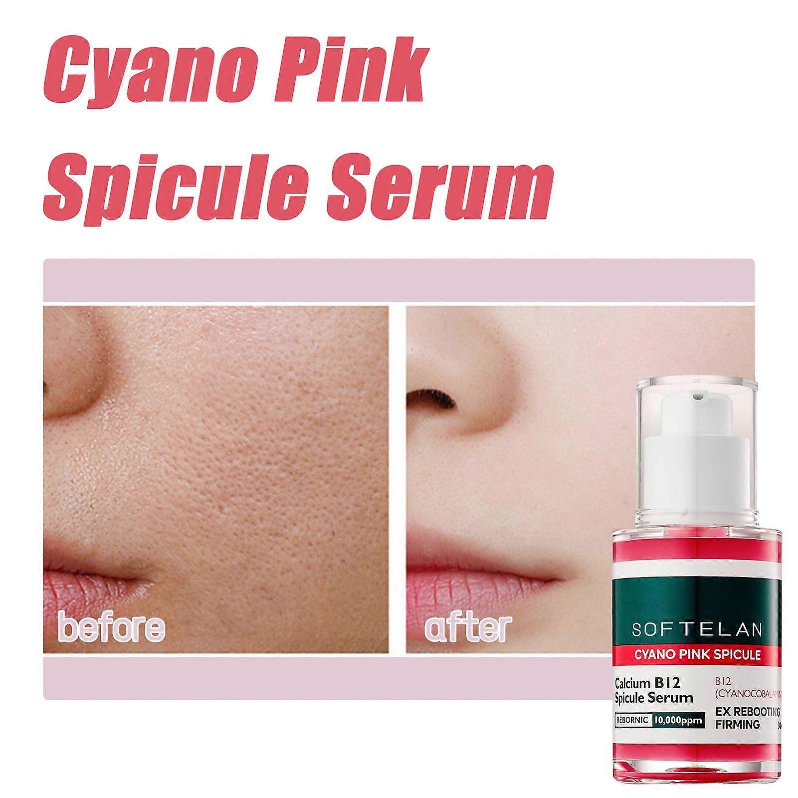 Pink Spicule Anti-Wrinkle Serum Set, Calcium B12 Firming Treatment with ...