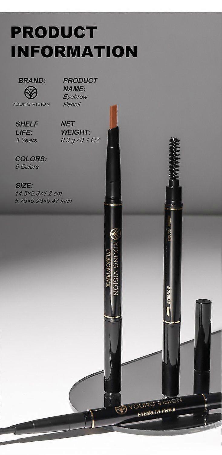 YOUNG VISION Ultra Fine 0.5mm Eyebrow Pencil, Waterproof & Smudge Proof ...