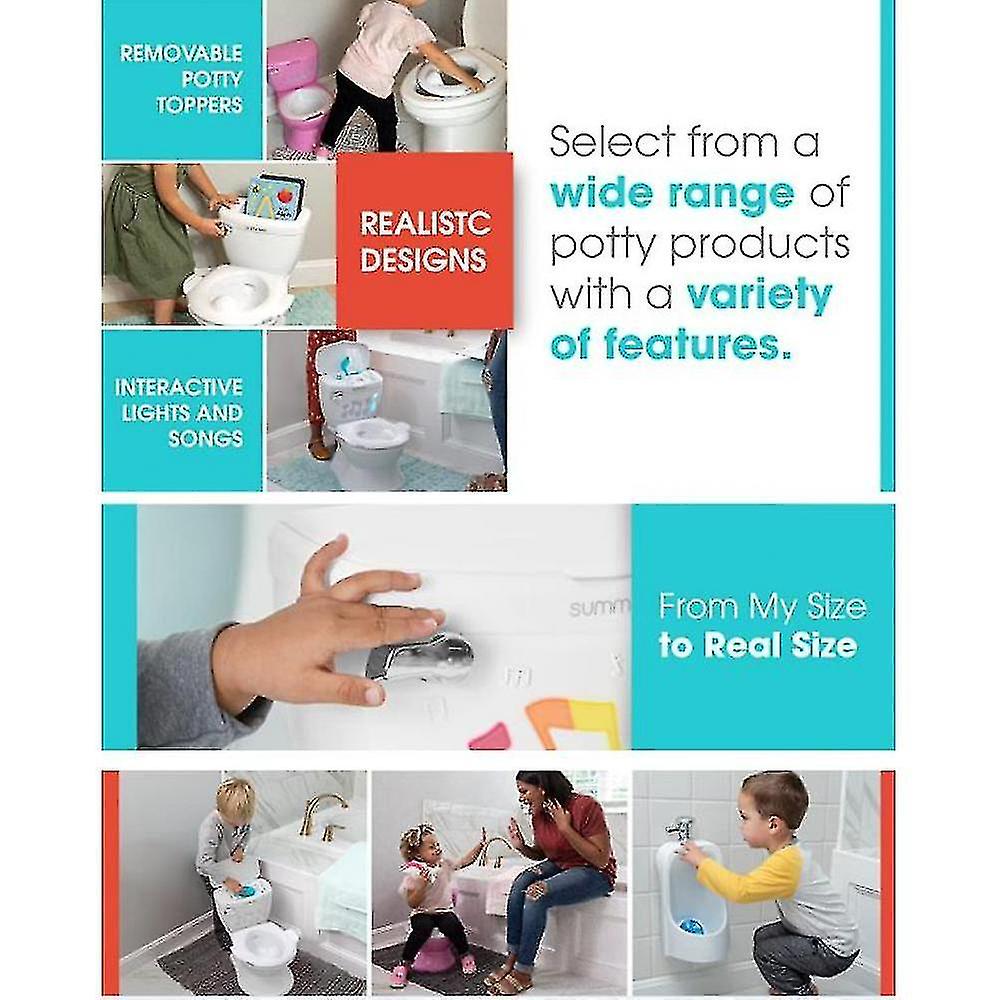 Realistic Potty Training Toilet Looks And Feels Like An Adult Toilet ...