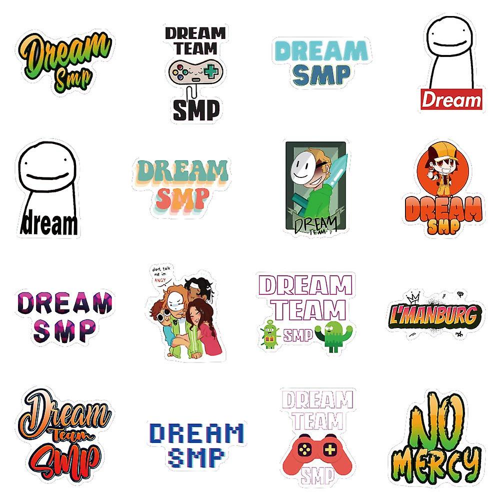 Dream SMP Stickers Pack| 50 pcs Aesthetic Waterproof Vinyl Graffiti ...