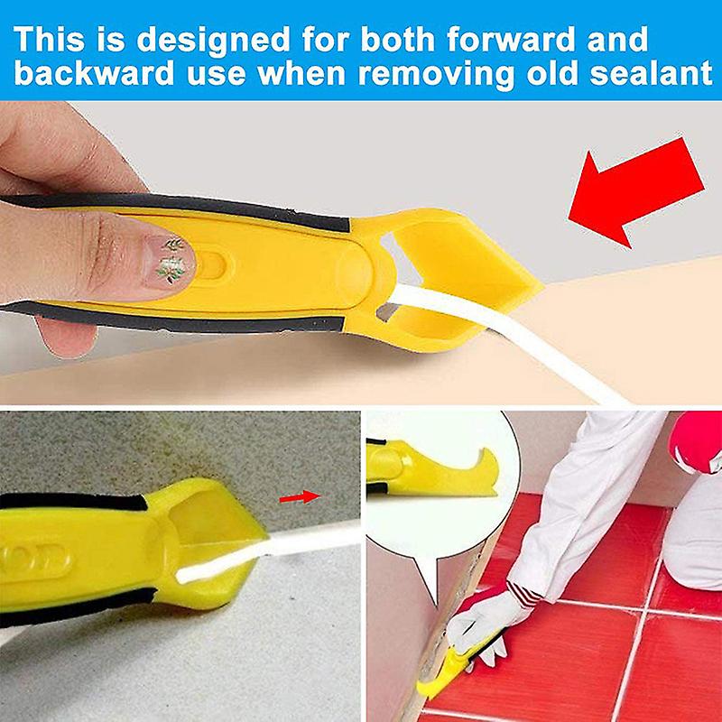 Caulk Tool Kit, 20Pcs/Set Plastic Sealant Spreader Glass Glue Caulking ...