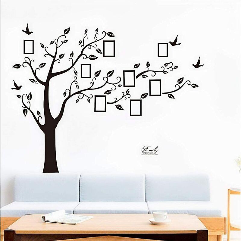 Large Family Tree Wall Decor Removable Photo Frames Tree Wall Decal ...