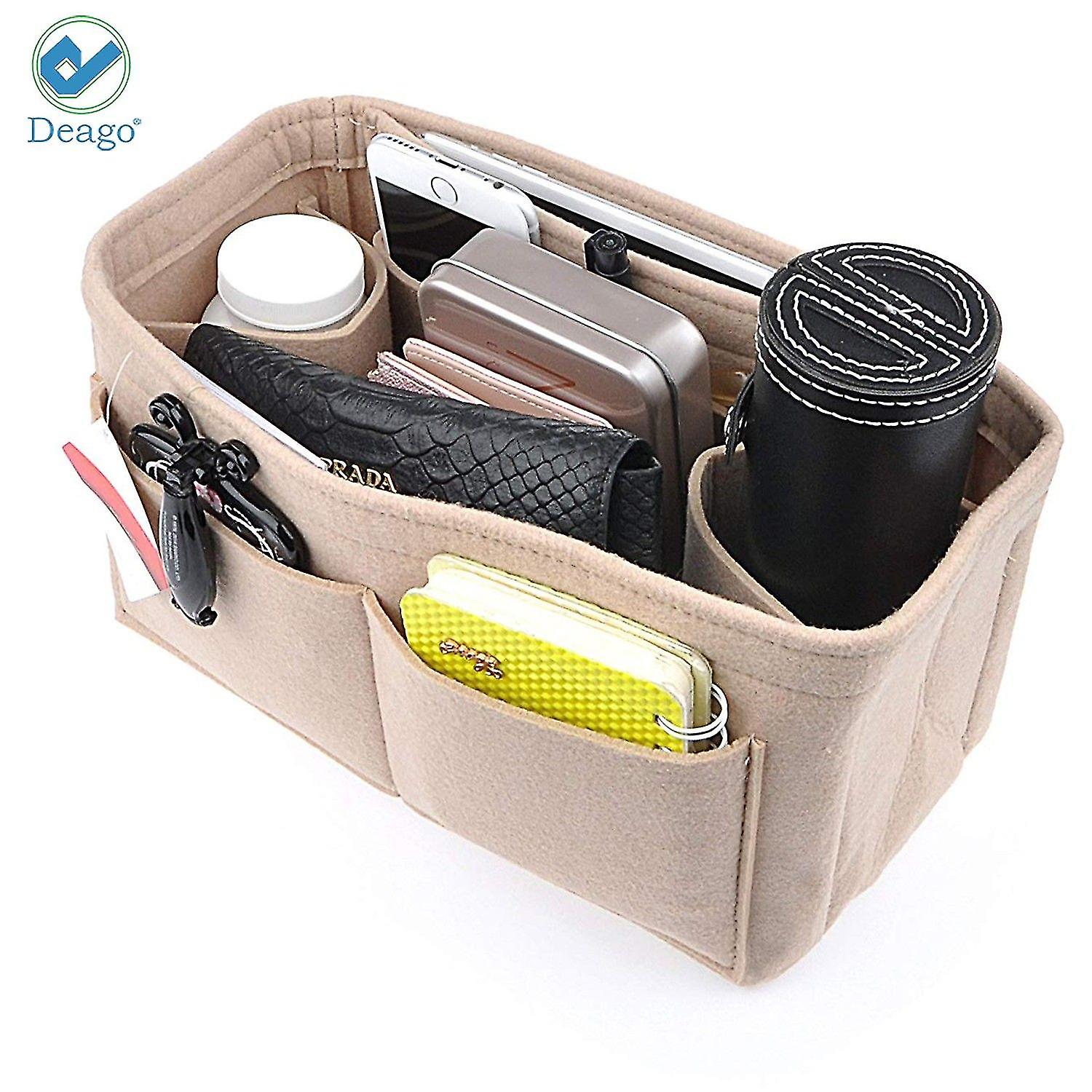 Felt Insert Purse Handbag Organizer Bag Insert In Bag Totes Shaper with ...