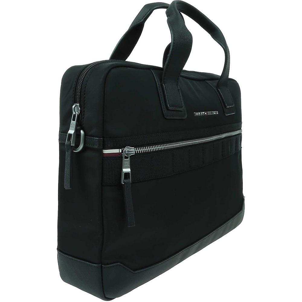 Bag Tommy Hilfiger Th Elevated Nylon Computer Bag AM0AM11574BDS | Fruugo UK