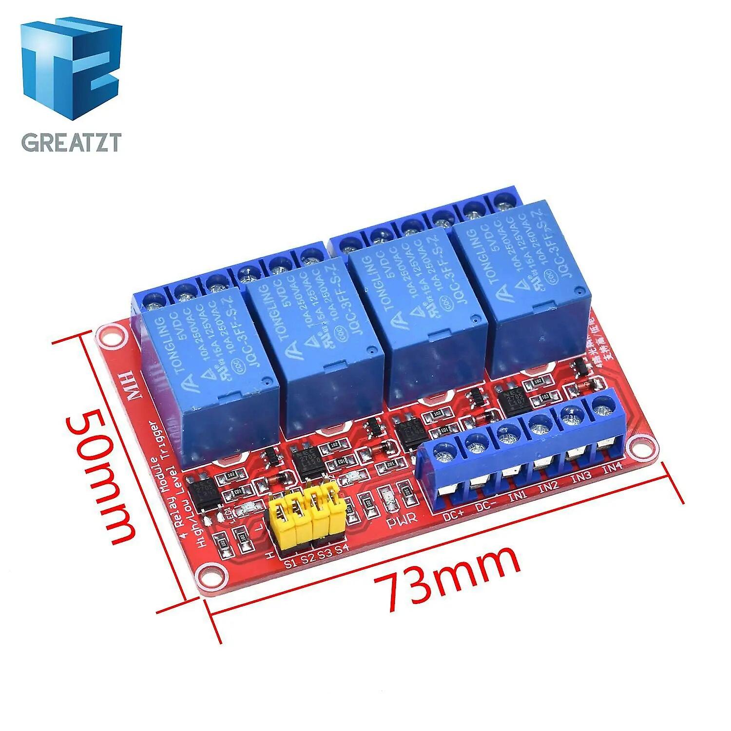 Relay Module 1 2 4 6 8 Channel 5v 12v Relay Module Board Shield With ...