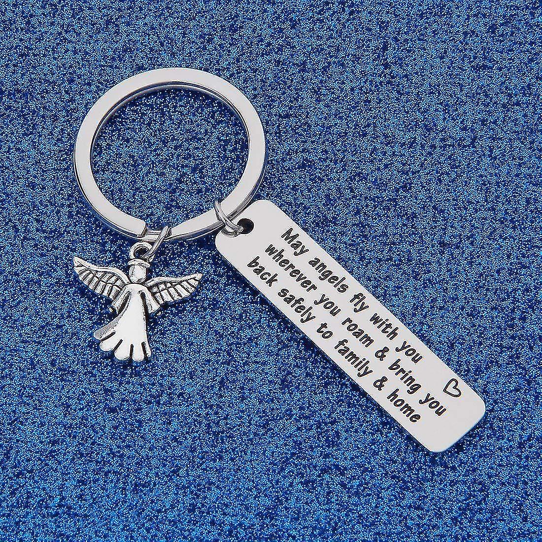 Driver Safe Gifts Keychain Guardian Angel New Driver Driving License ...