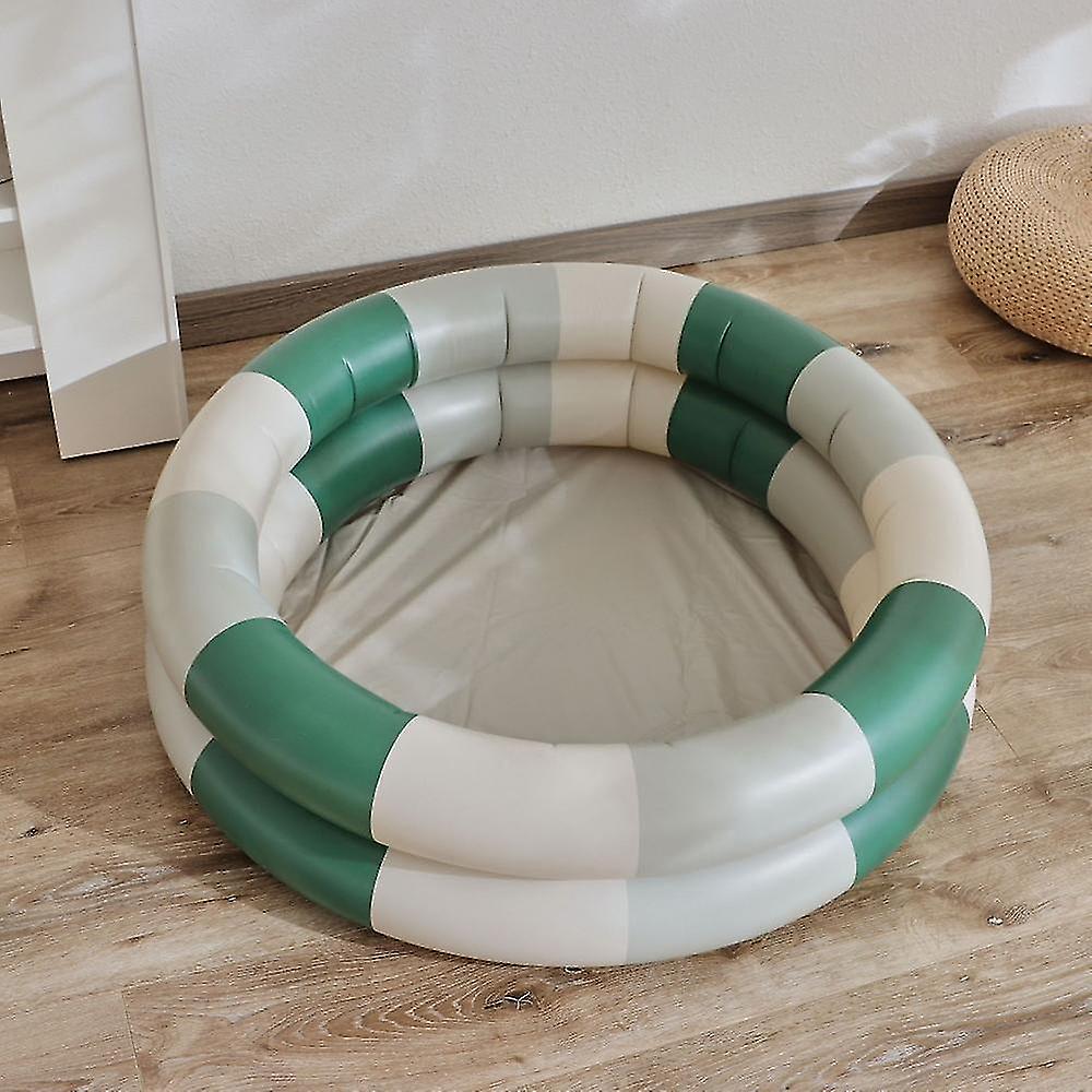 Pool Buoy Round Inflatable Pool Stripe Backyard Kiddie Pool - Premium ...