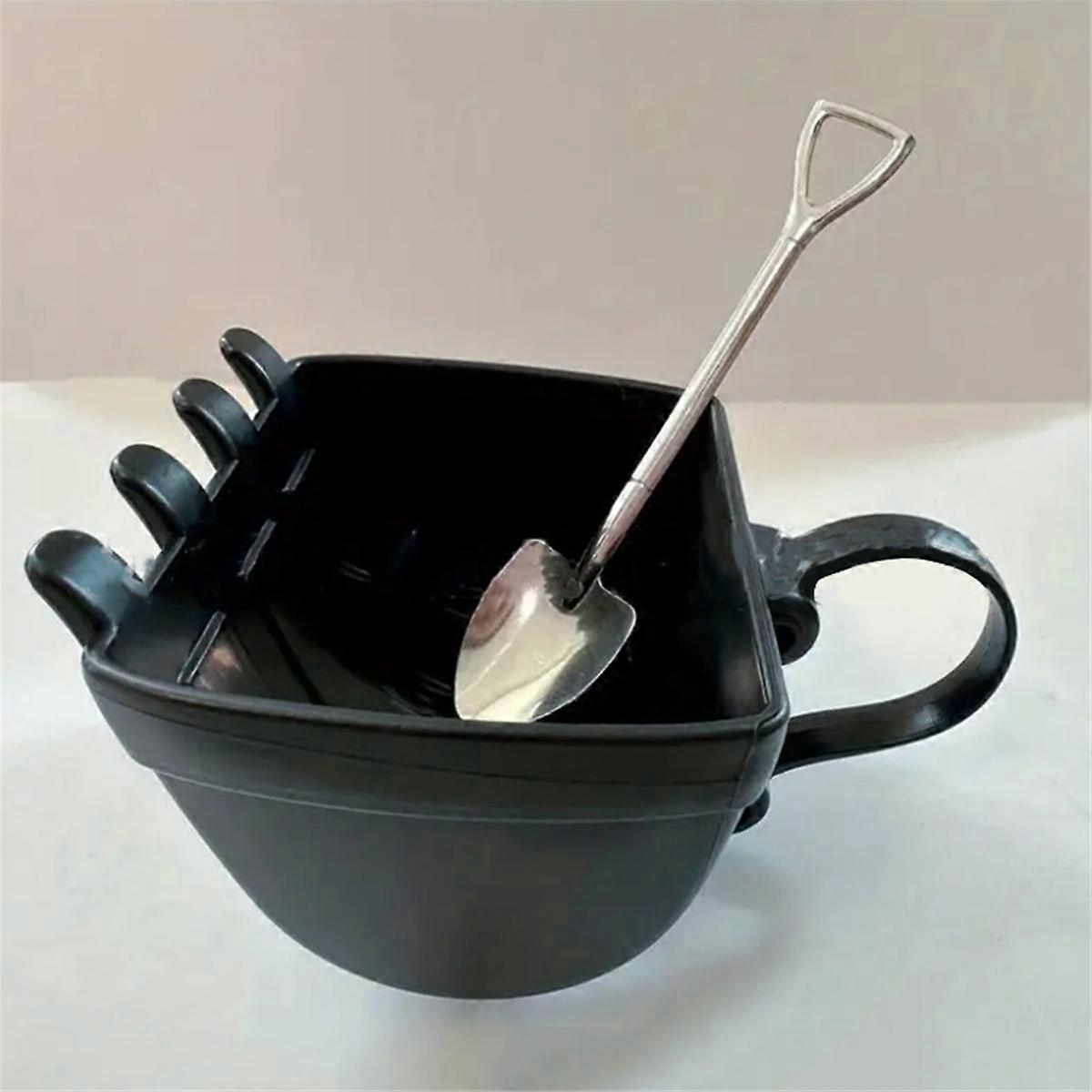 Coffee Cup Excavator Bucket Cup with Shovel Spoon Creatives Tea Cup ...