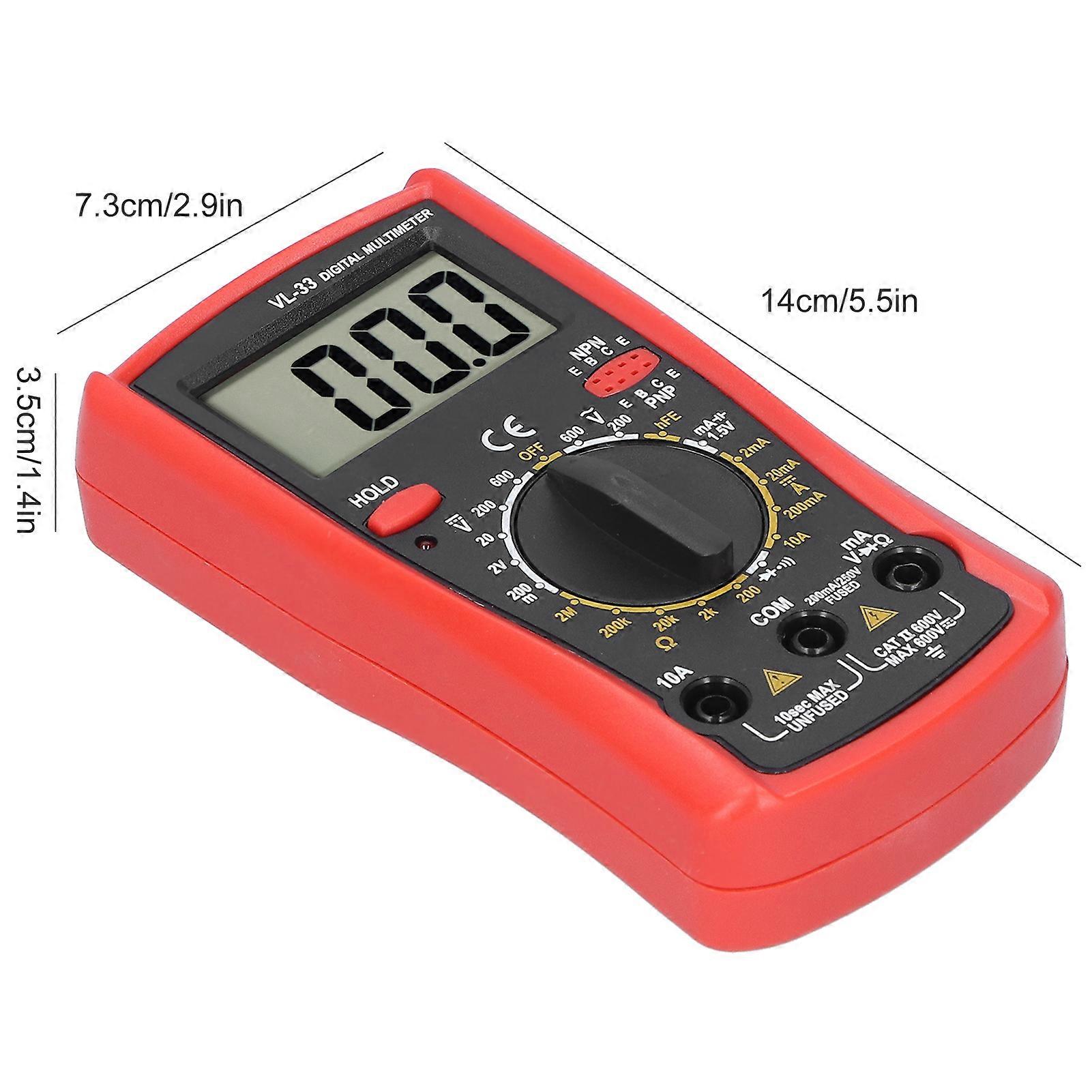 Electronic Multimeter Lcd Digital Multimeter Voltage Resistance Current ...