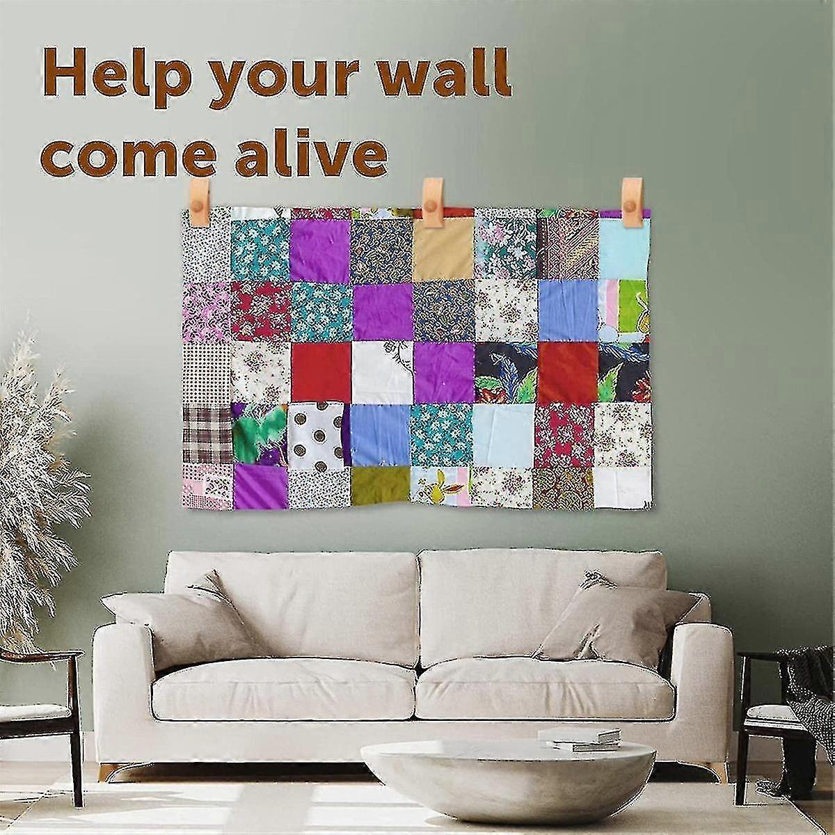 4pcs Tapestry Hanger, Quilt Wall Hangers Wooden Quilt Wall Rack Wall ...