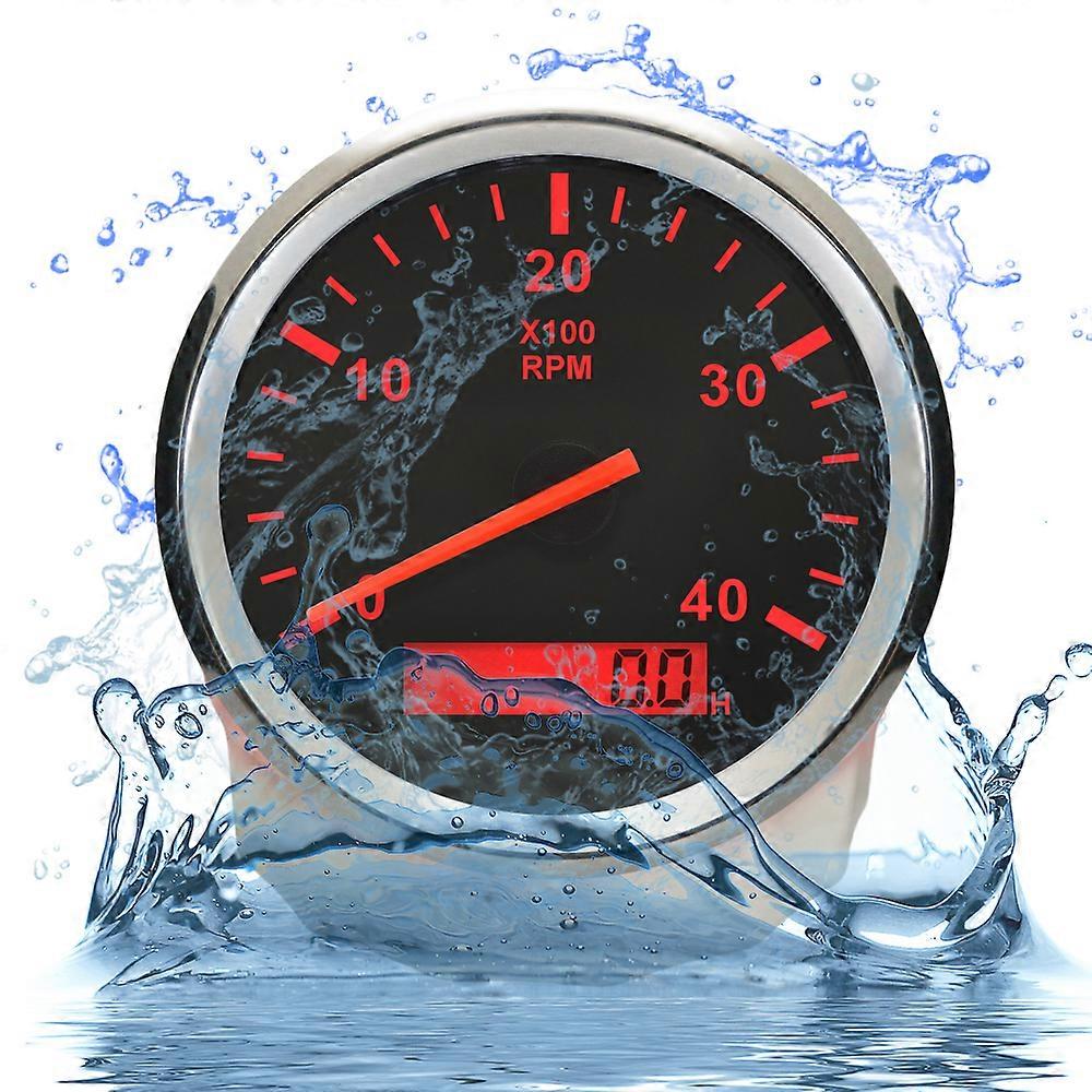 85mm Car Boat Tacho Sensor Marine Tacho Meter with LCD Hourmeter 3000 ...