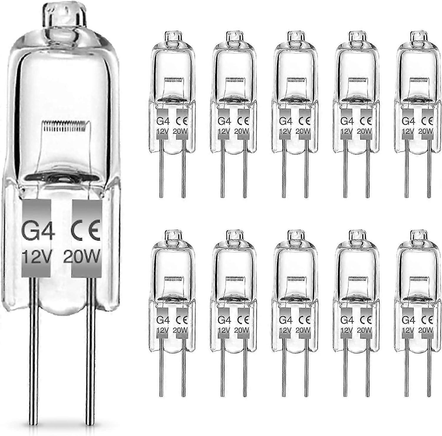 G4 Halogen Bulbs, 20w G4 Bulb, 12v Halogen Pin Base Lamp, 2700k Warm ...