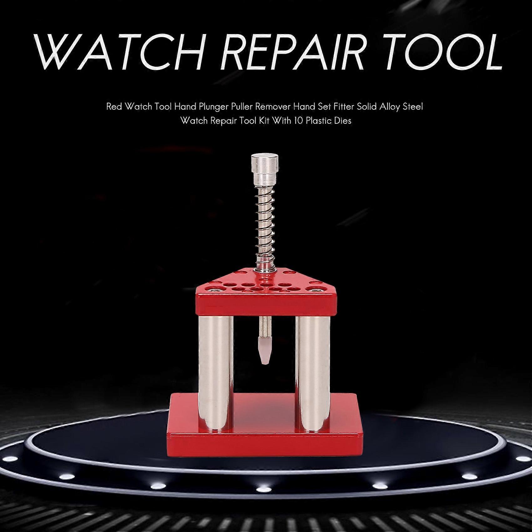 Red Watch Tool Hand Plunger Puller Remover Hand Set Solid Alloy Steel ...