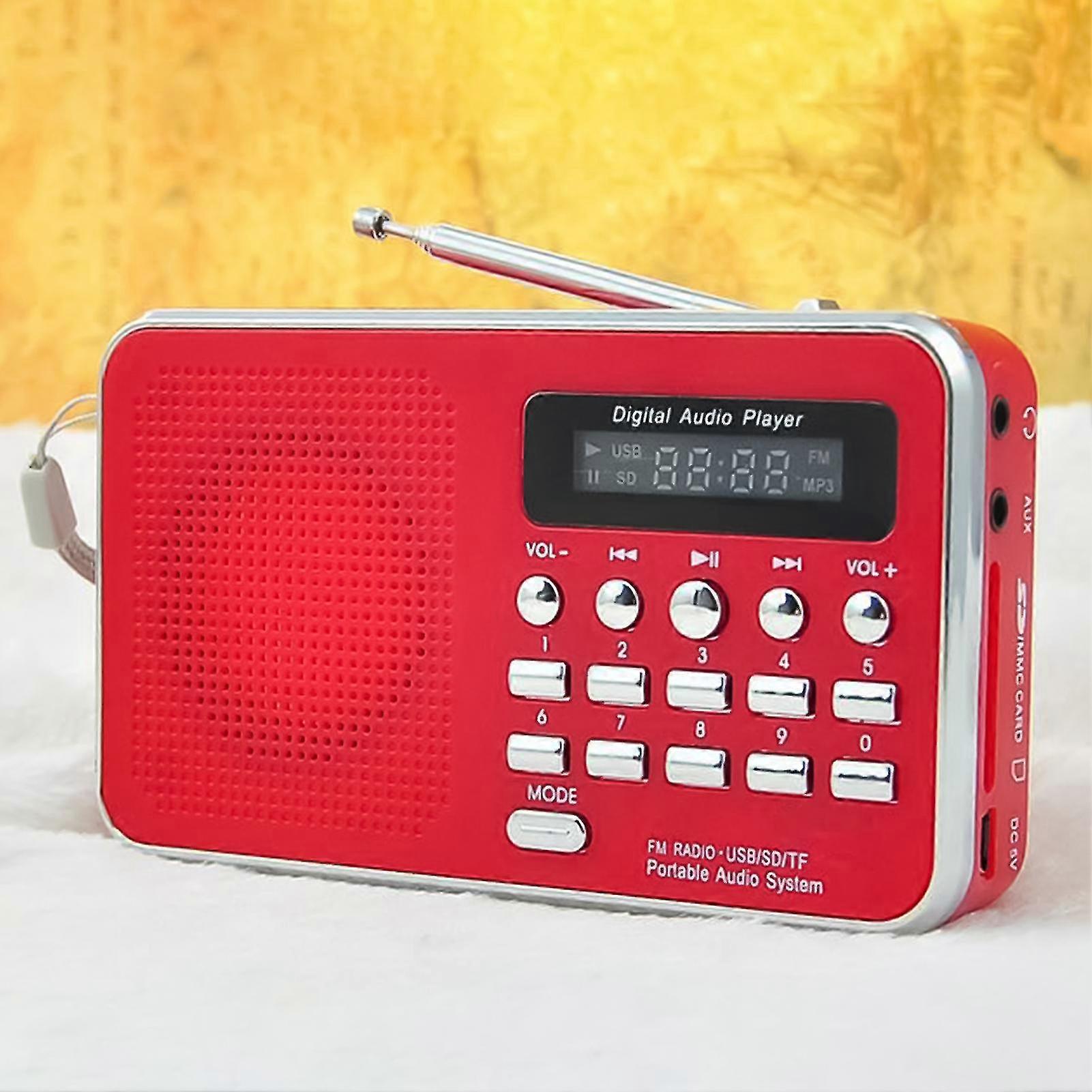 L-938 Digital Radio Mini High-fidelity 1.5 Inch Portable 3w Stereo ...