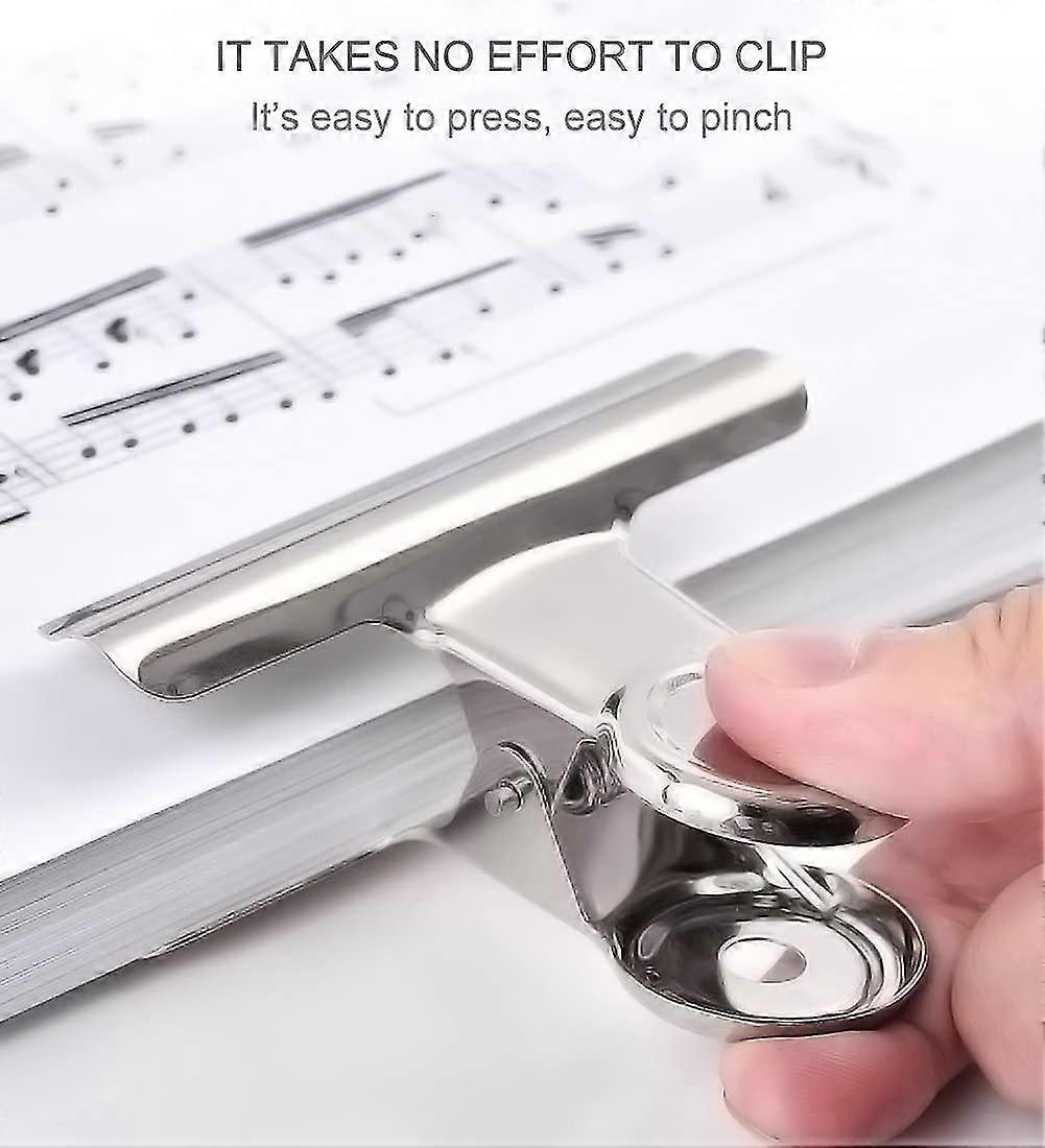 Large Metal Hinged Clips, Coideal 20 Pack 2 Inch Silver Bulldog ...