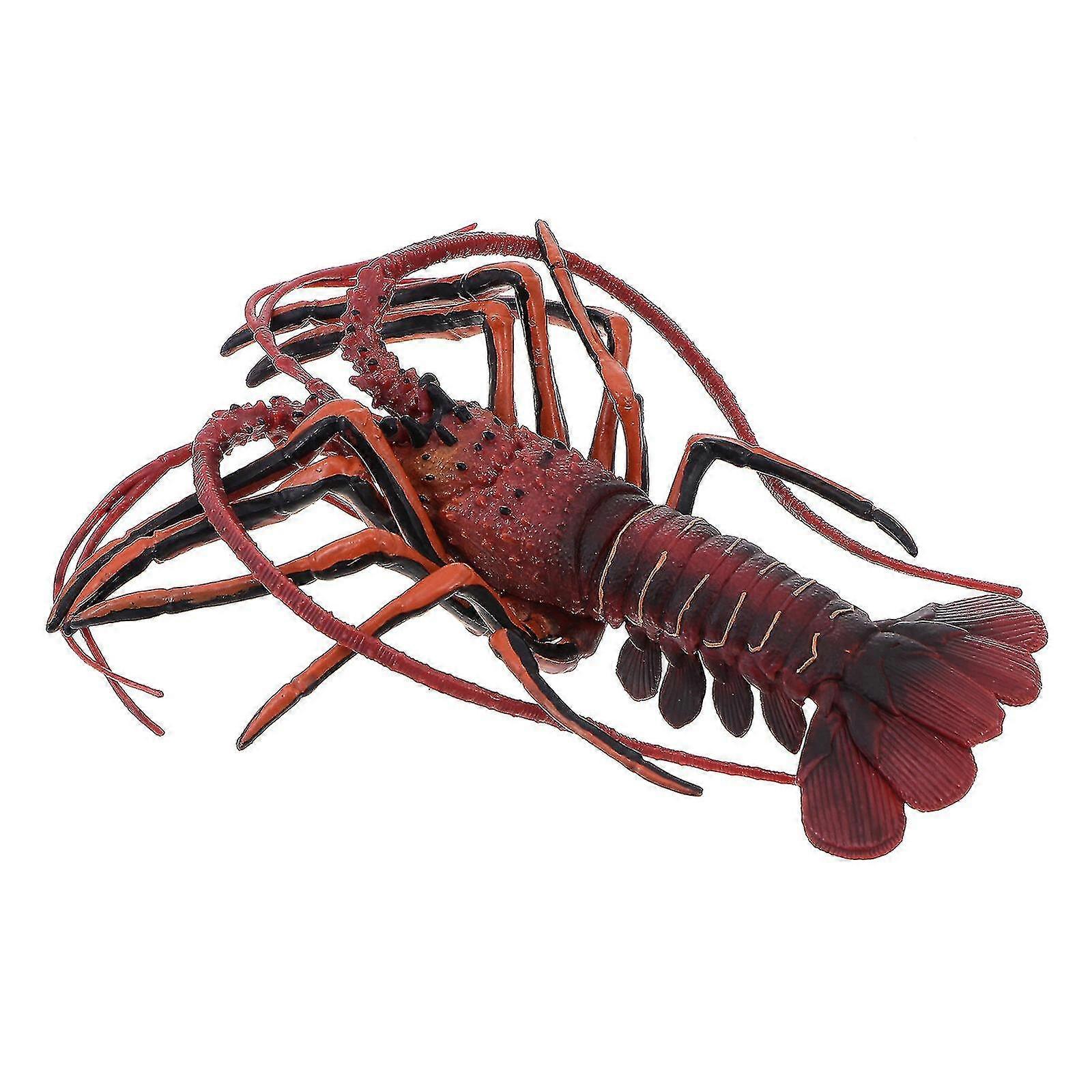 Brain Toys Maine Lobster Figure Animal Model Plastic Lobster Sea Animal ...