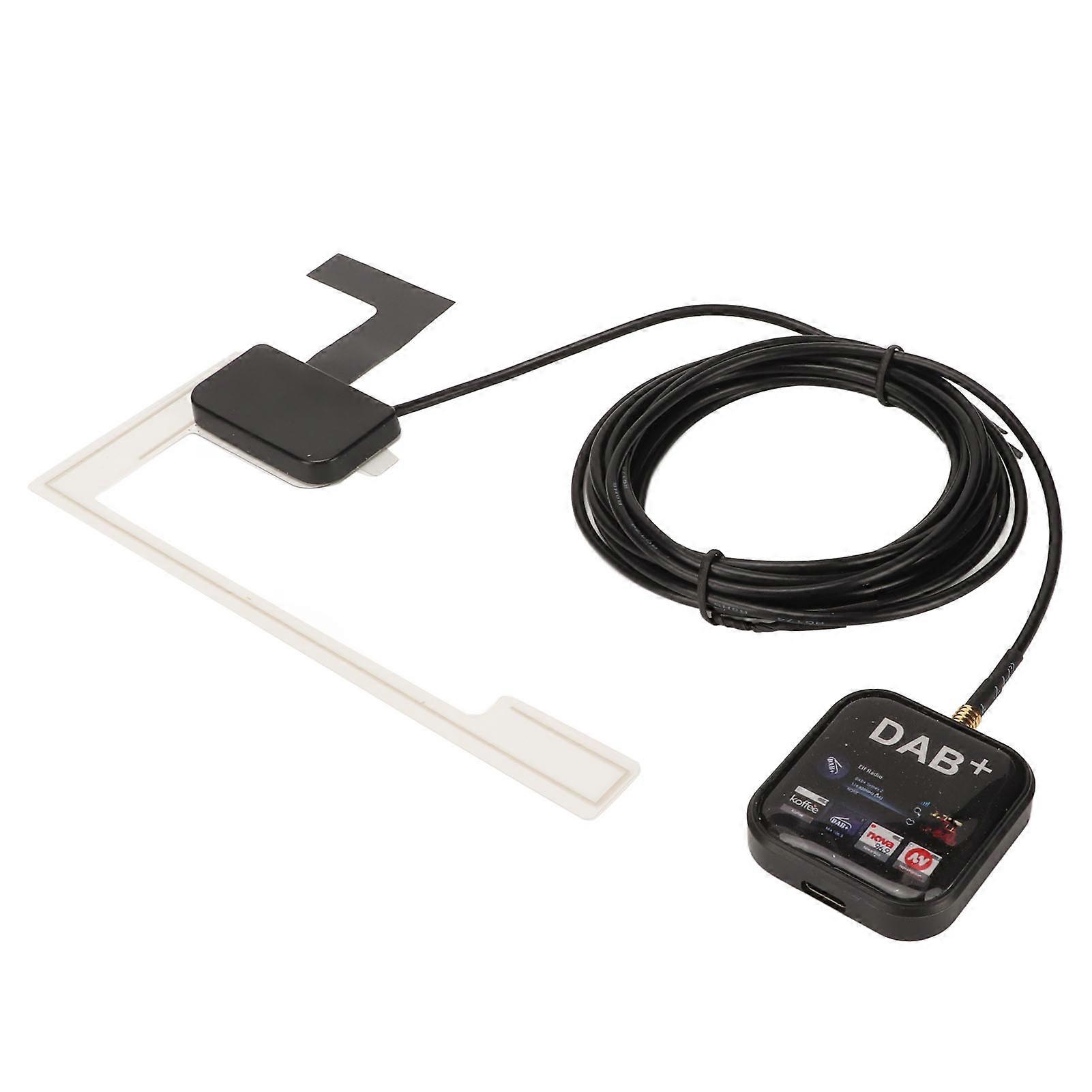 DAB DAB+ Radio Receiver USB Powered Portable Digital Radio Receiver ...