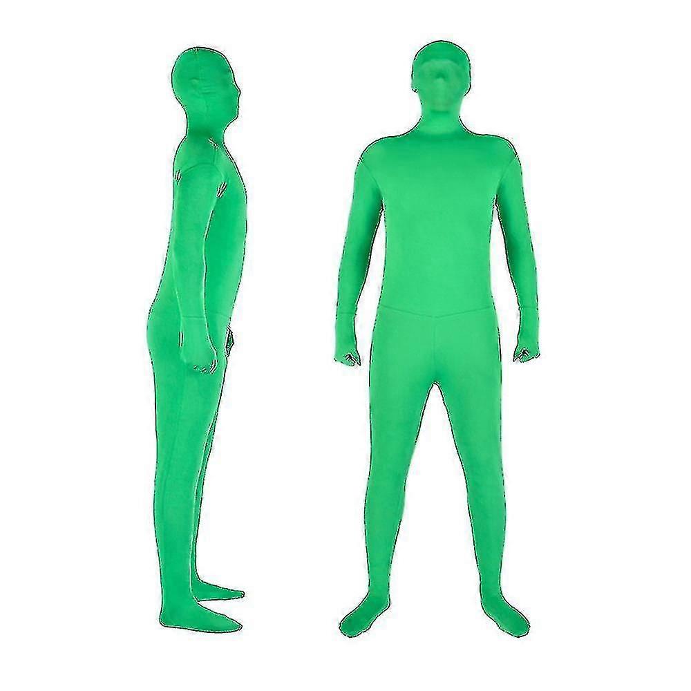 Stretchy Body Green Screen Suit Video Chroma Key Comfortable Background ...