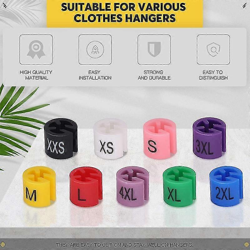 1 Box 450 Count Snap Retail Hanger Size Markers Clothing Labels Xxs to ...