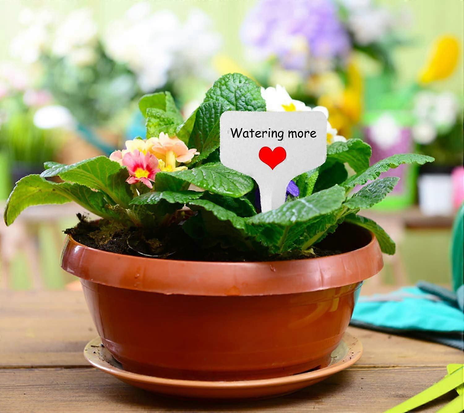 Weatherproof Plant Signs, T-Shape Plastic Plant Labels, Plant Tags ...