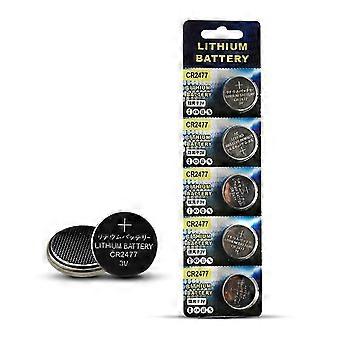 5pcs Cr2477 Button Cell Batteries 3v Lithium Batteries Cr 2477 For ...