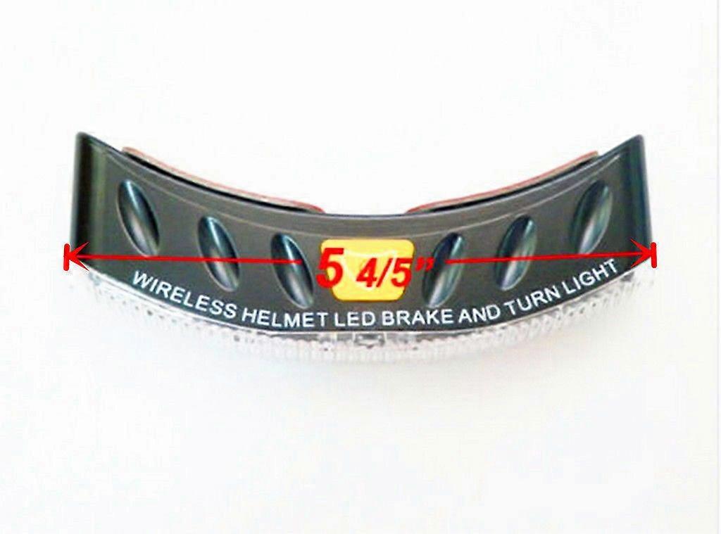 Wireless LED Motorcycle Helmet Mount Turn Signal Stop Running Brake ...