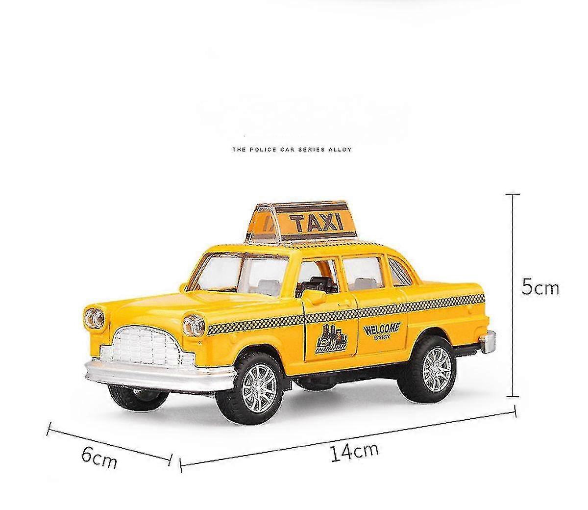 Taxi Car Toy For Kids, Yellow Cab New York City Taxi Cab Toy Diecast ...