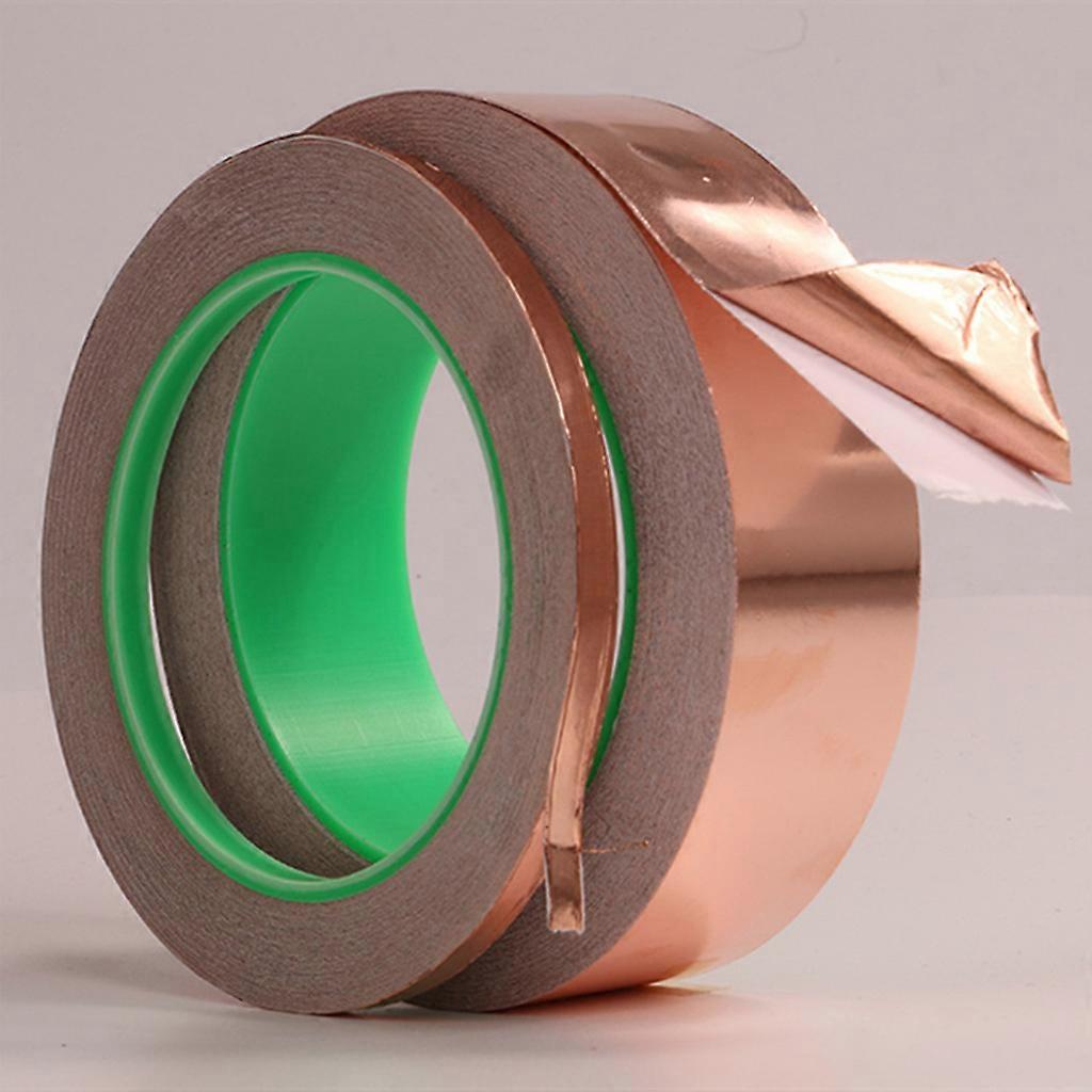 20M Double Sided Conduct Copper Foil Tape Mask Electromagnetic ...