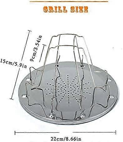 Folding Camp Stove Toaster, Stainless Steel 4 Slice Propane Bread ...