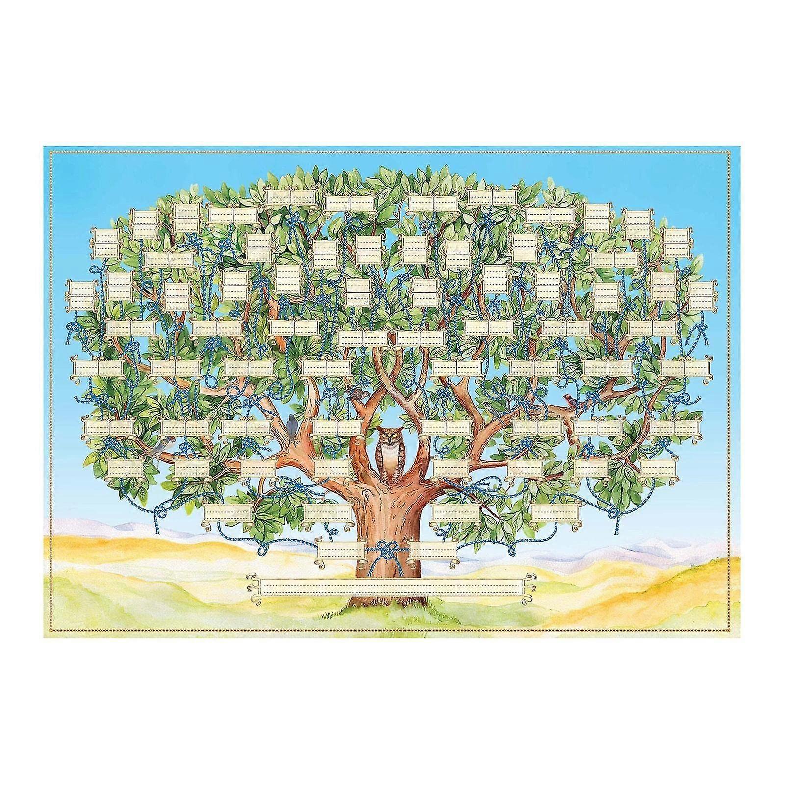Family Tree Chart to Fill in, 6 Generation Fillable Ancestry Chart ...