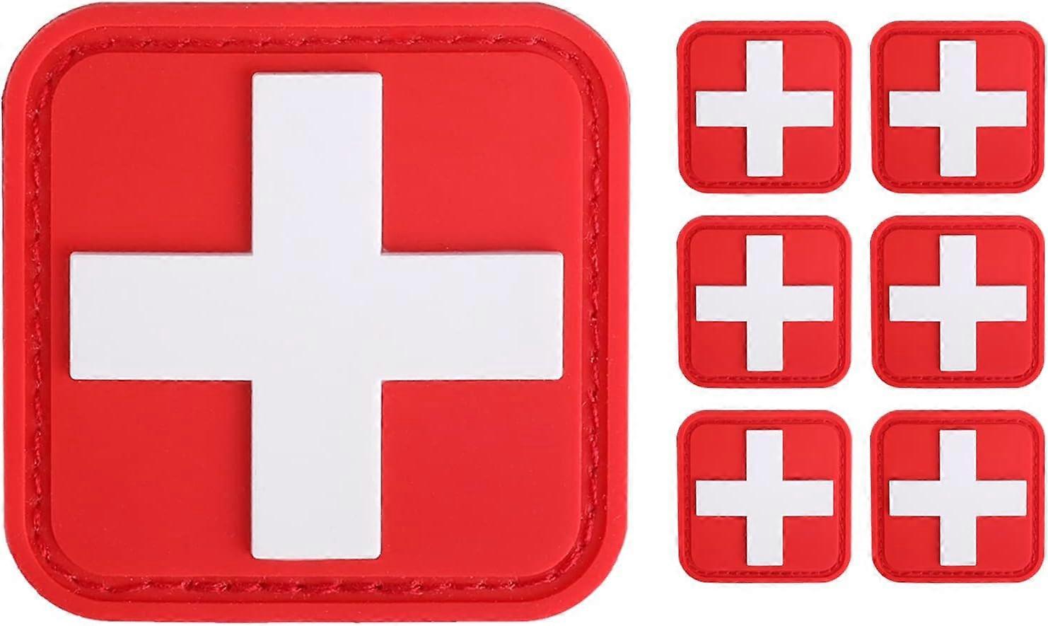 6 Pieces Medic Red Cross Patch, First Aid Morable Patch Perfect for ...