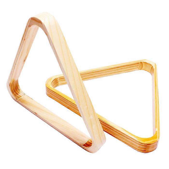 Billiard Balls Set Wooden Billiards Ball Rack Pool Table Triangle And ...