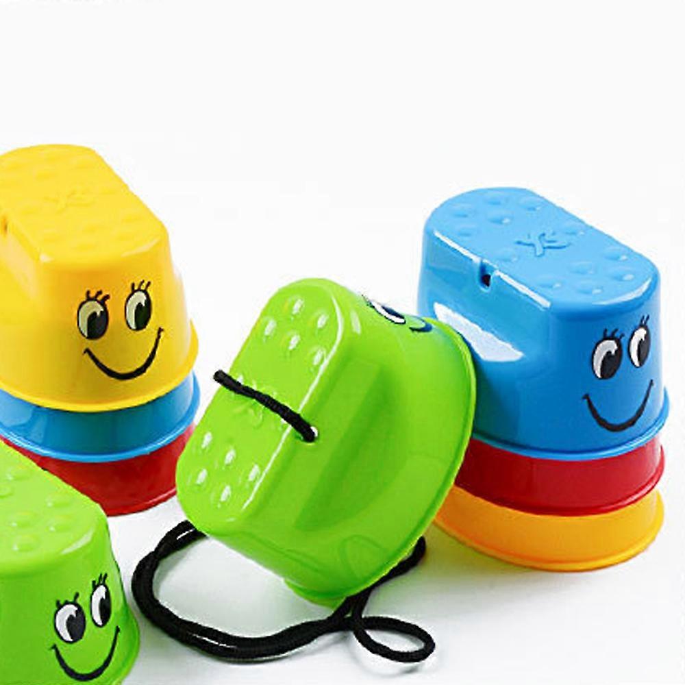 Bucket Stilts Kid Stilt Walking Cup Children Stepper Toy Walking Stilts ...