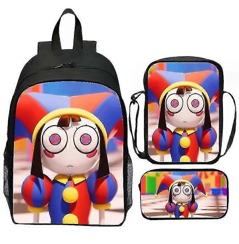 The Amazing Digital Circus Backpack Set SHZnv | Fruugo UK