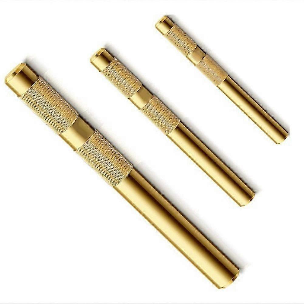 3Pcs Brass Drift Punch Set for Engineering and Construction Non Marring ...