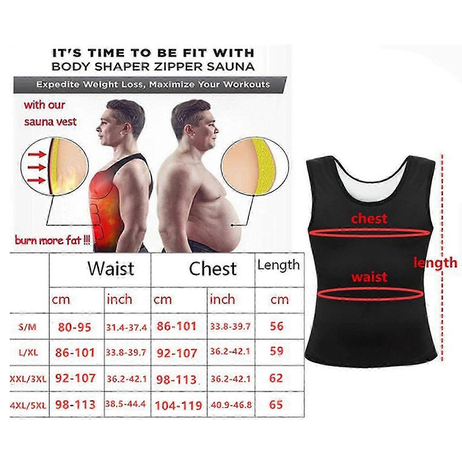 100% New Mens Compression Shirt Slimming Body Shaper Vest Workout Tank ...