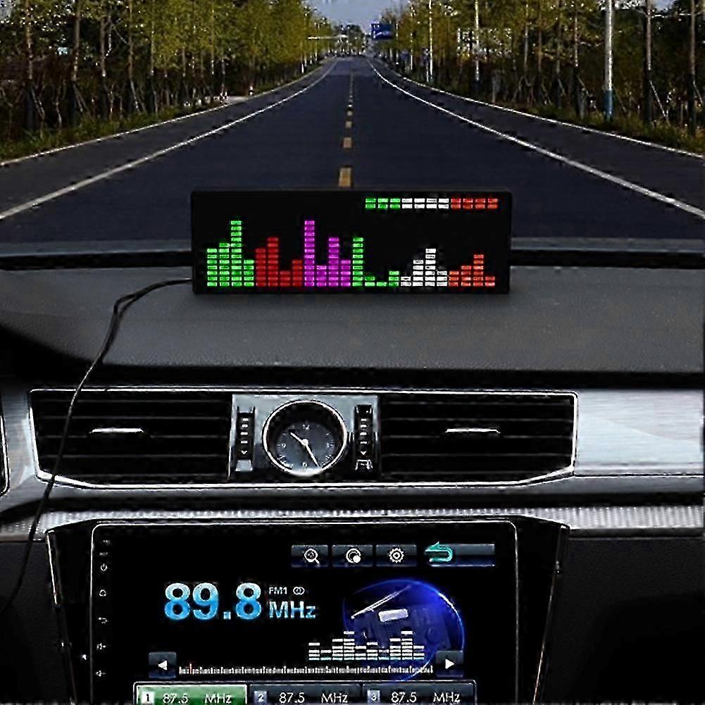 LED Music Spectrum Rhythm Lights Voice Sensor 1624 RGB Atmosphere Level ...