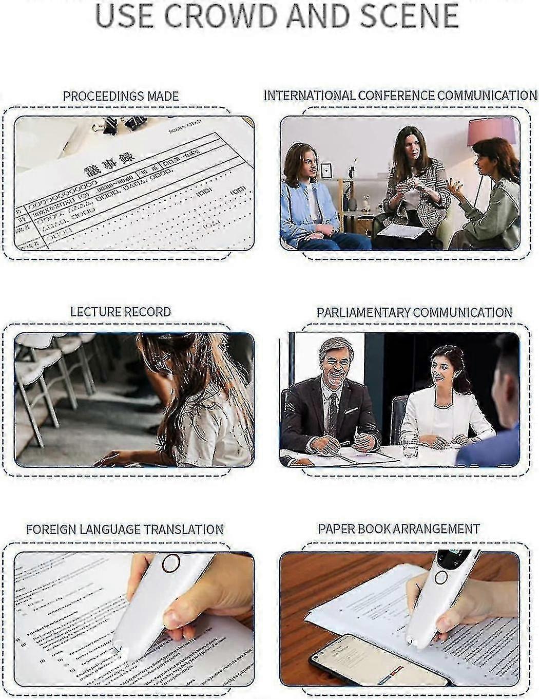 Pen Scanner, Dyslexia Speech Unit Text - Exam Reading Pen, Data Entry ...