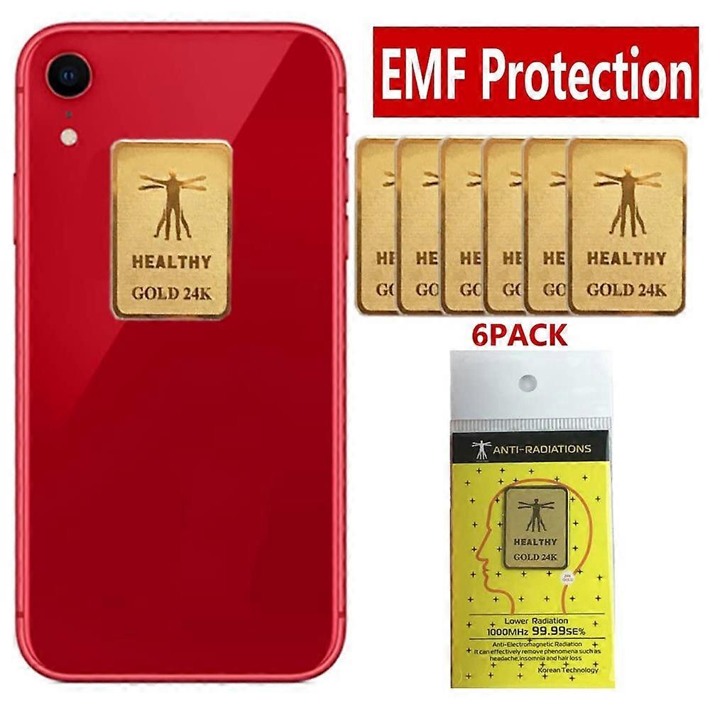 6Pcs Emf Protection Cell Phone Sticker Anti Radiation Protector Sticker ...