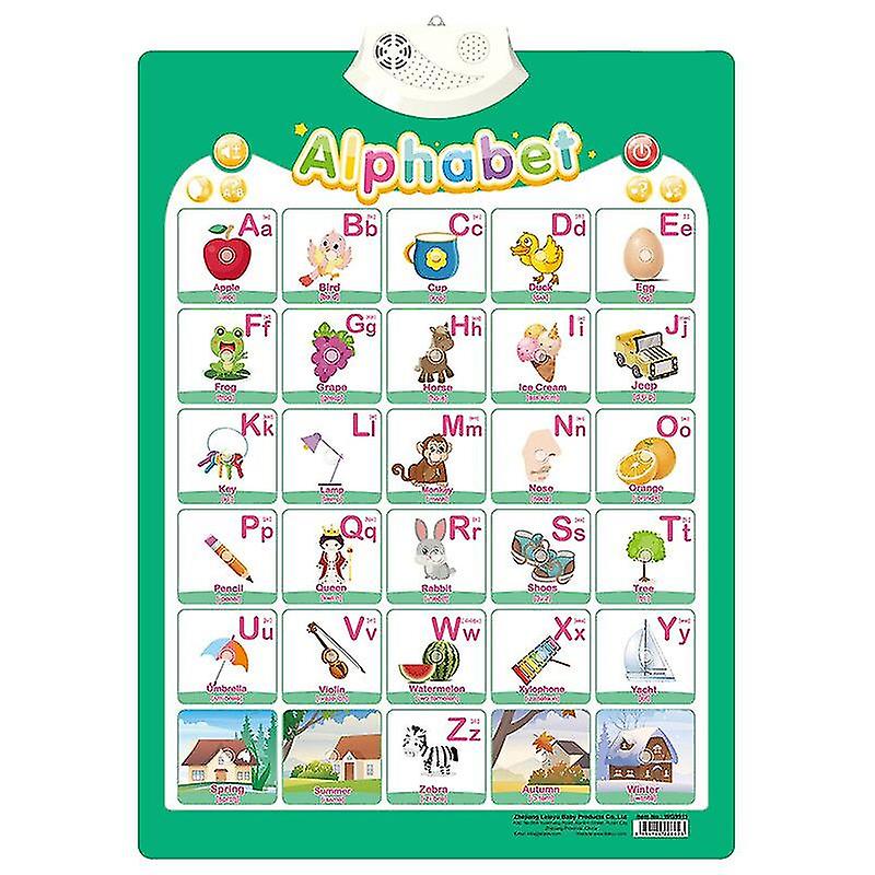 Electronic Wall Chart Interactive Alphabet Toddler Preschool ...
