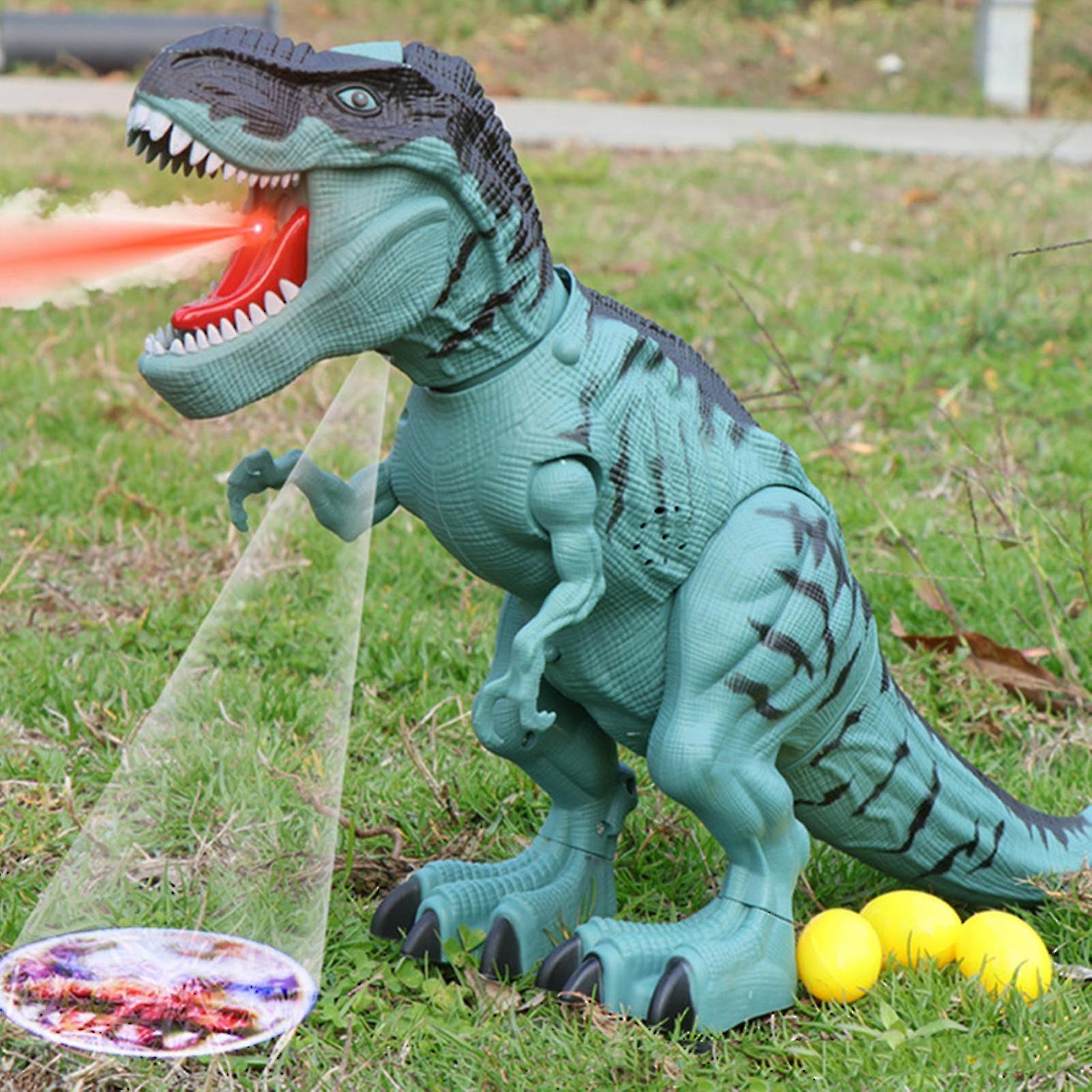 Tyrannosaurus T-rex Walking Realistic Sounds Battery Powered Dinosaur ...