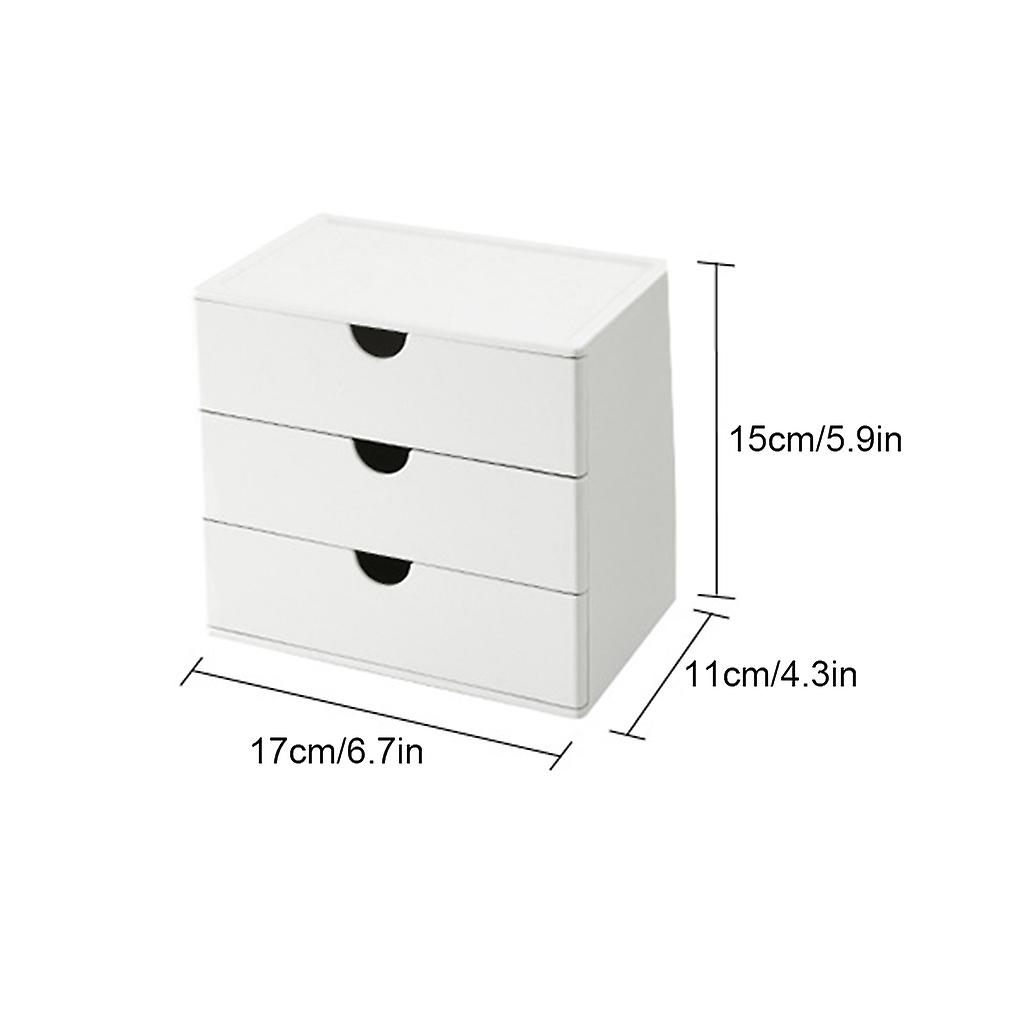 White Multifunctional Storage Durable And Space-saving Drawer Storage ...