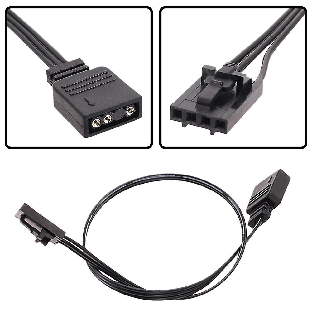 For Corsair 4 Pin RGB to Standard ARGB 5V 3 Pin Connector w/ Adapter ...