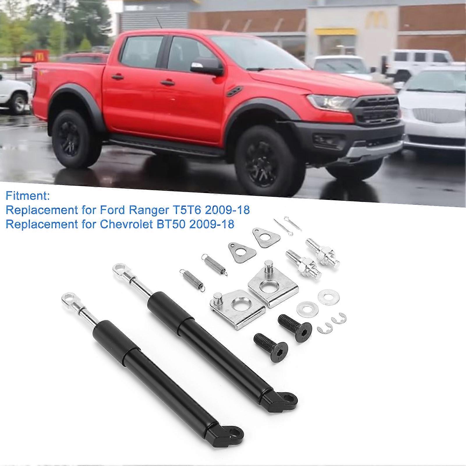 2PCS Hydraulic Trunk Support Smooth Drop Carbon Steel Replacement for ...