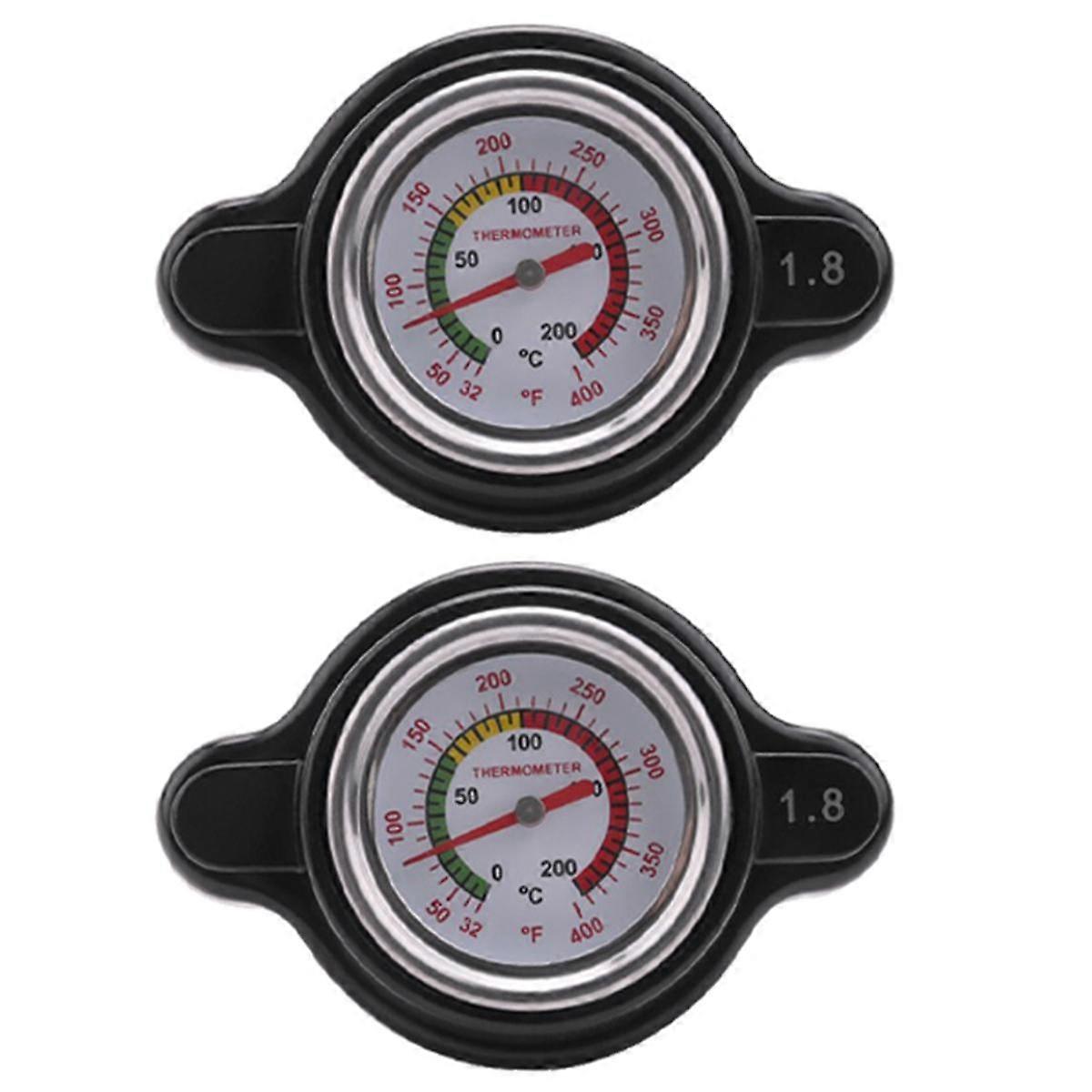 High Pressure Radiator Cap with Temperature Gauge, 1.8 Bar Radiator Cap ...