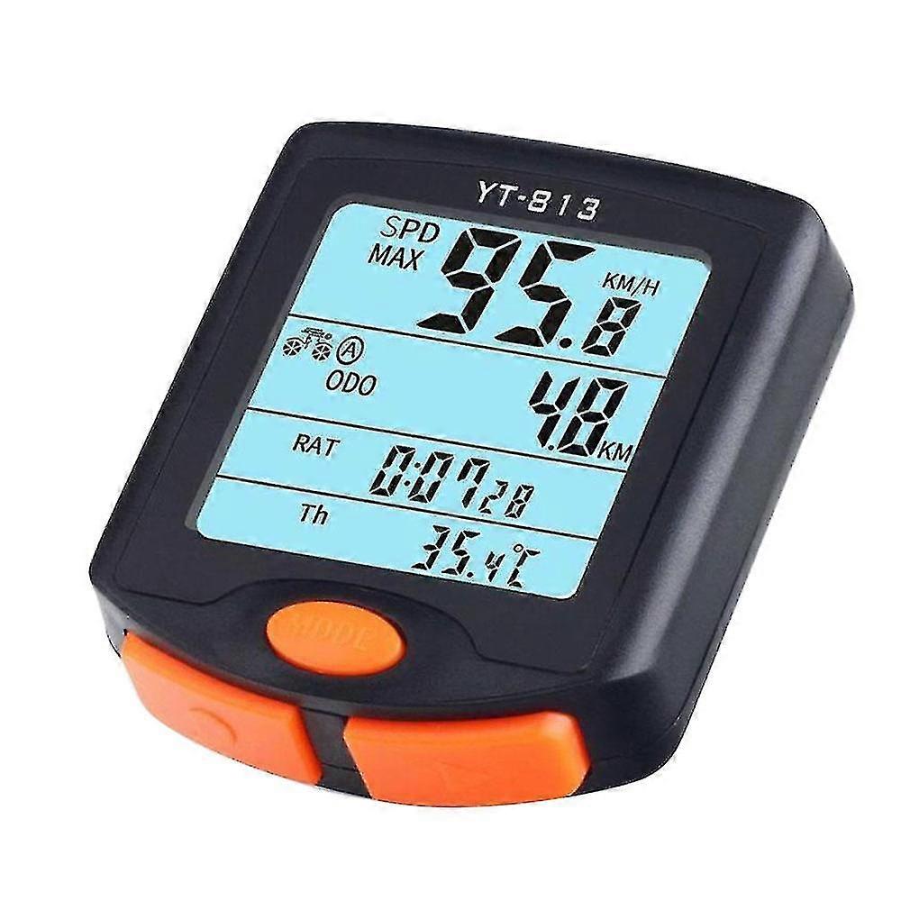 2024 New Wireless Bike Computer Waterproof Multi-Functions LCD ...