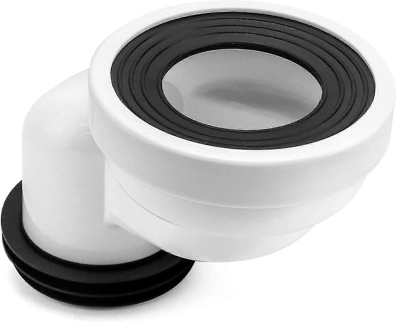 100mm Toilet Offset Pan Connector Pvc Waste Pipe Connector | Fruugo UK