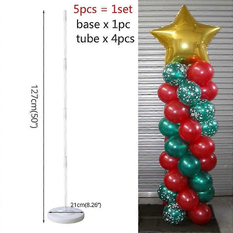Plastic Balloon Arch Column Stand with Base Kits Wedding Birthday Decor ...